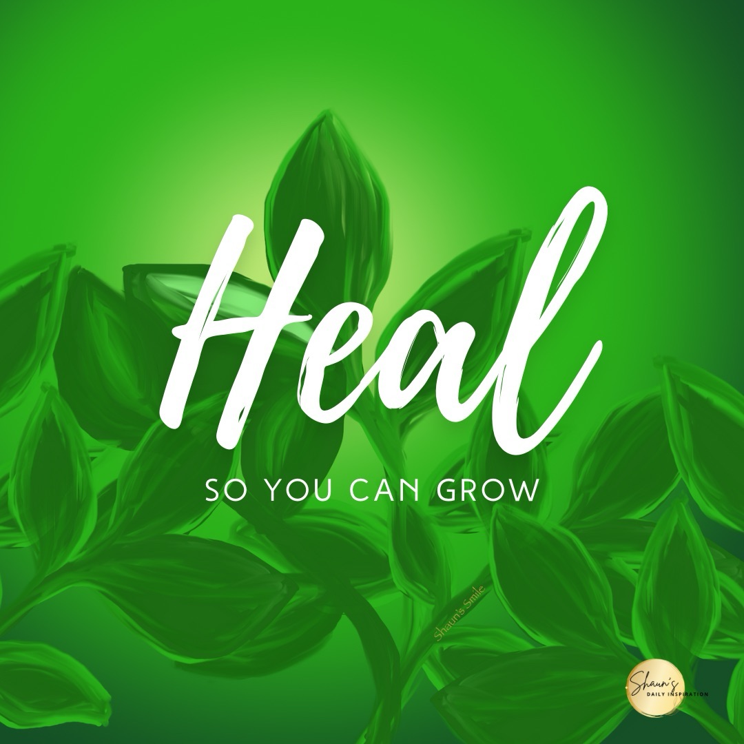 Heal So You Can Grow – It’s Shaun’s World