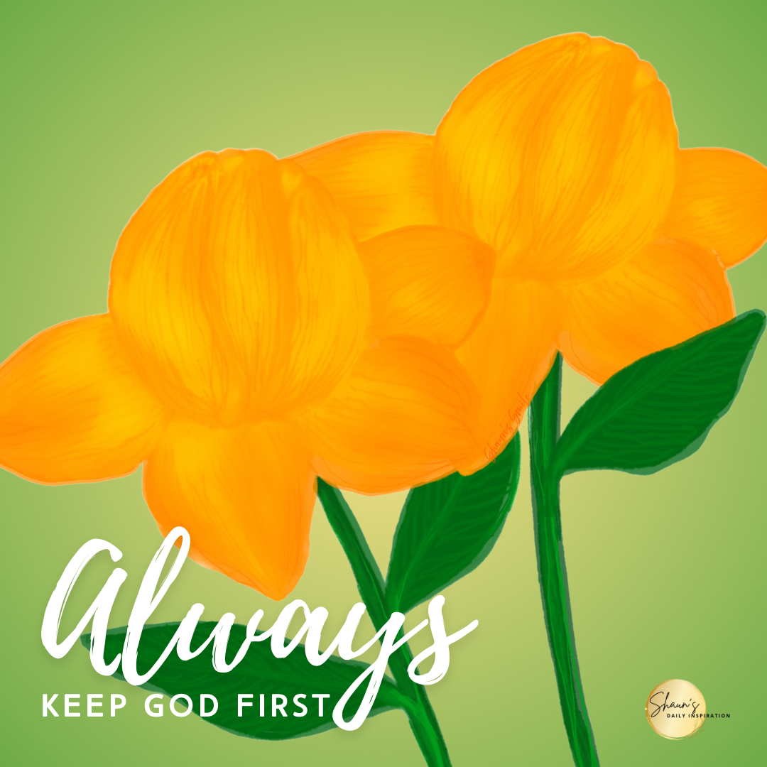 Always Keep God First – It’s Shaun’s World