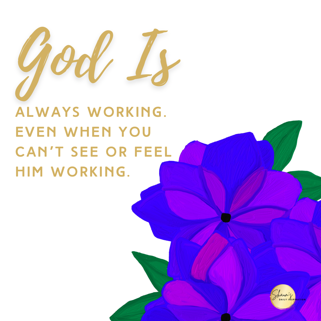 God Is Working – It’s Shaun’s World