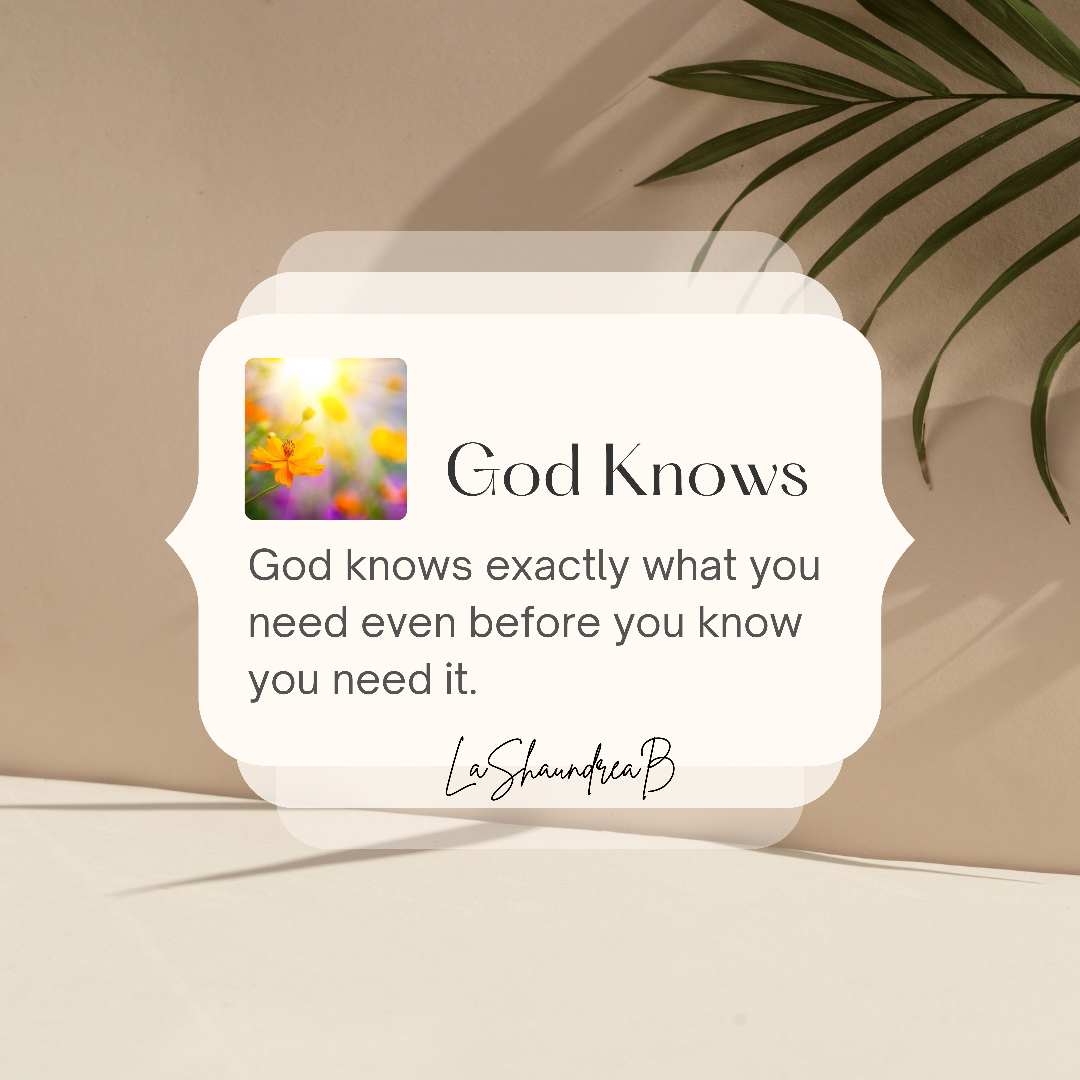 God Already Knows – It’s Shaun’s World