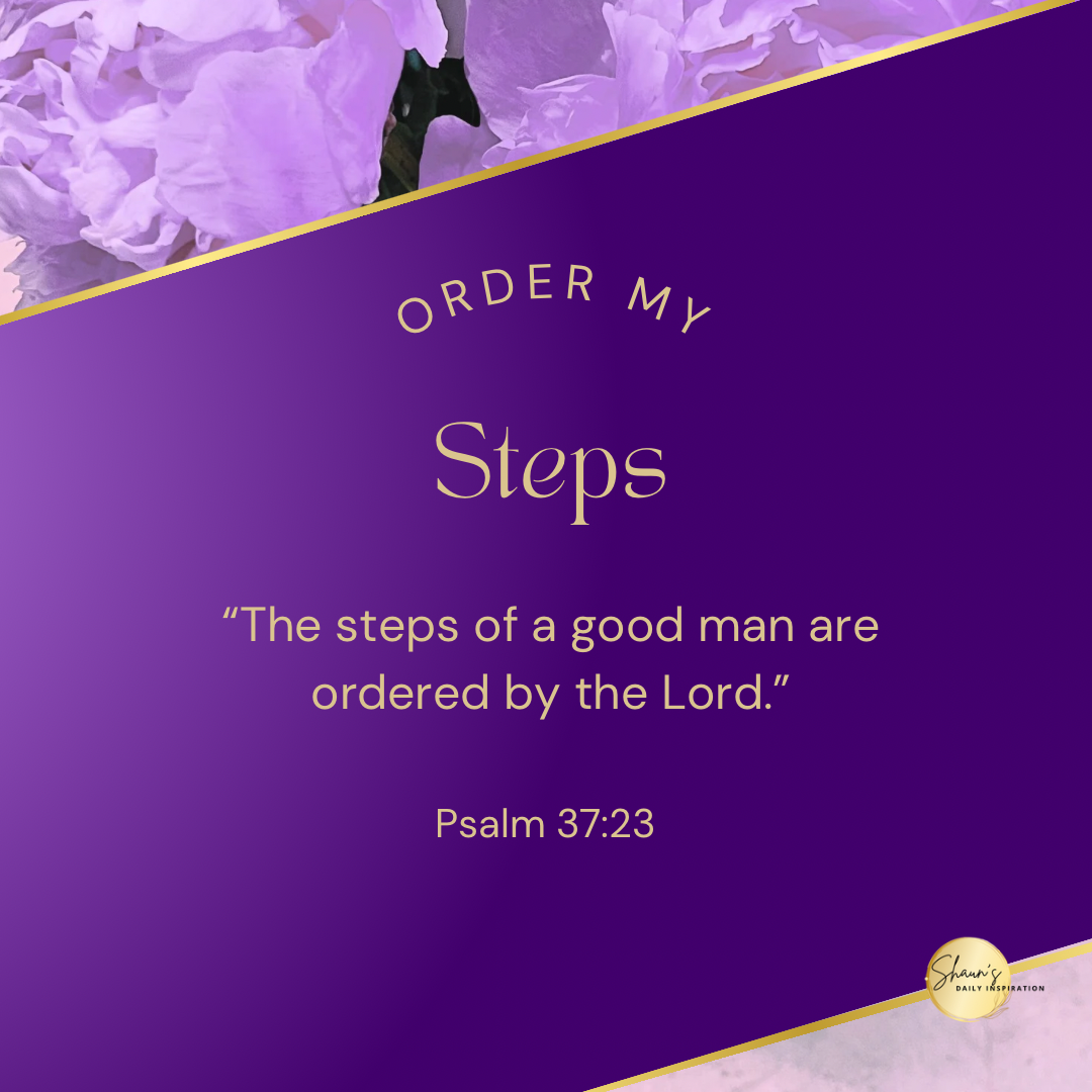 My Steps Are Ordered – It’s Shaun’s World