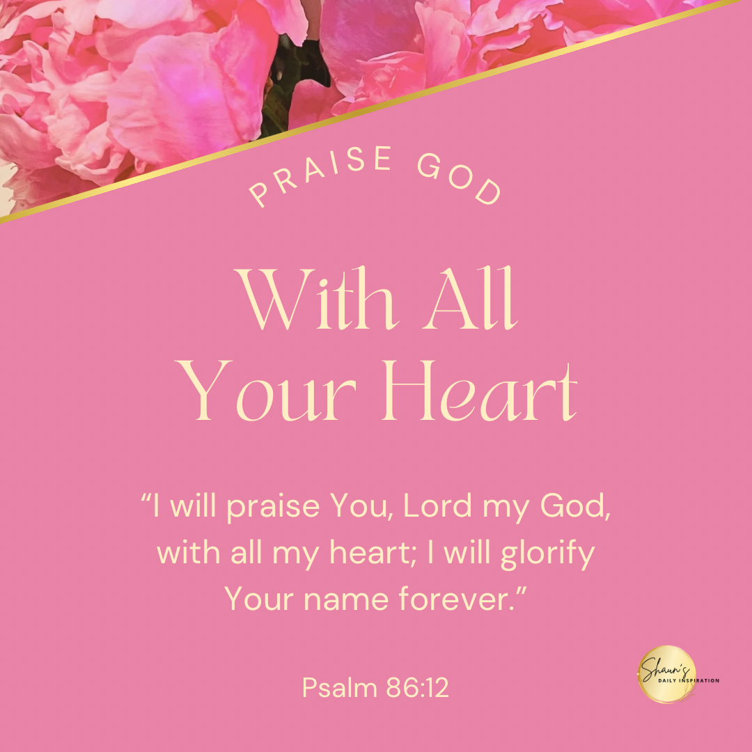 Praise God With All Your Heart – It’s Shaun’s World