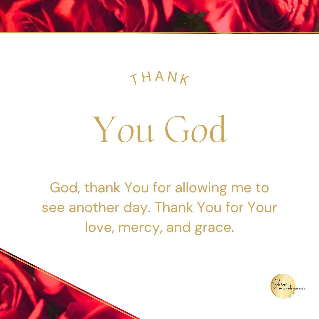 Thank You, God – It’s Shaun’s World