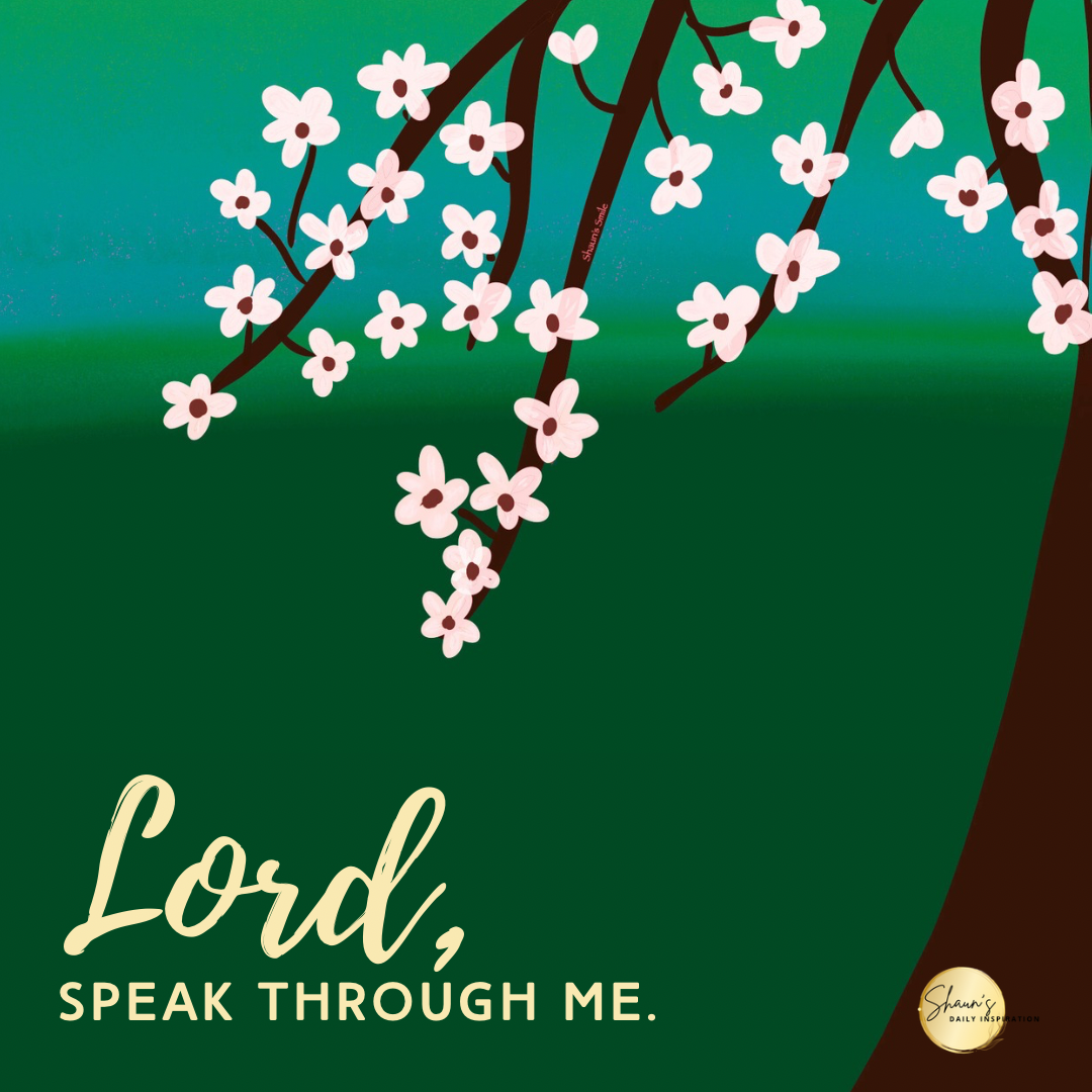 Lord, Speak Through Me – It’s Shaun’s World